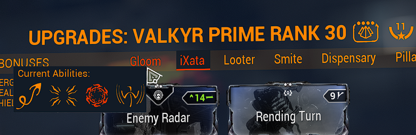 A few potential improvements to the Arsenal UI - Art, Animation, & UI - Warframe Forums